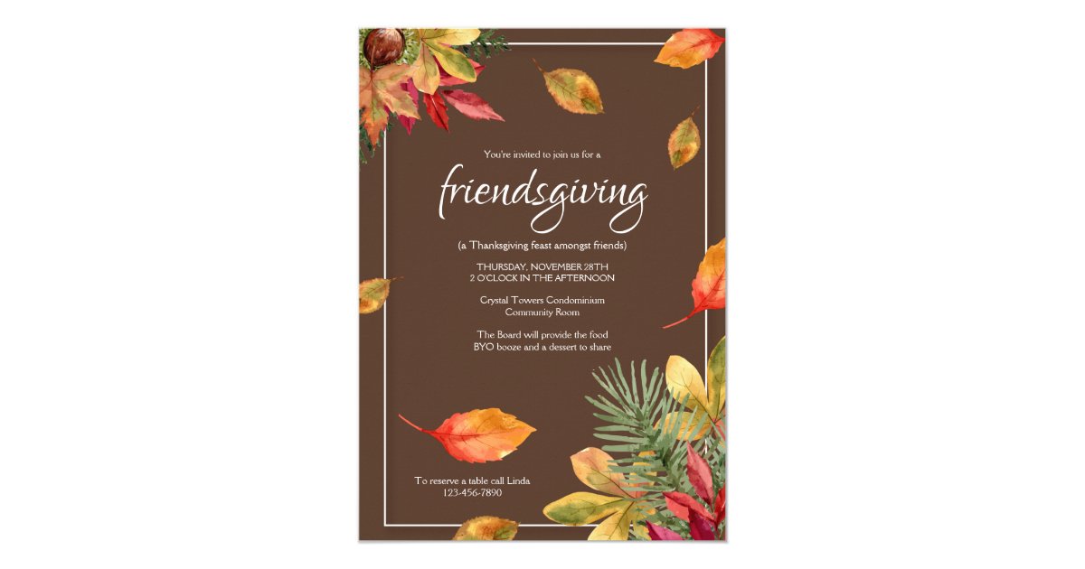 Glorious Fall Invitation | Zazzle.com