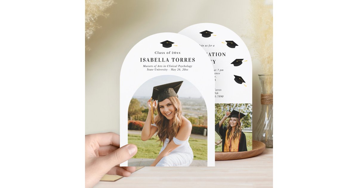 Glorious Peak Graduation Party Invitation | Zazzle