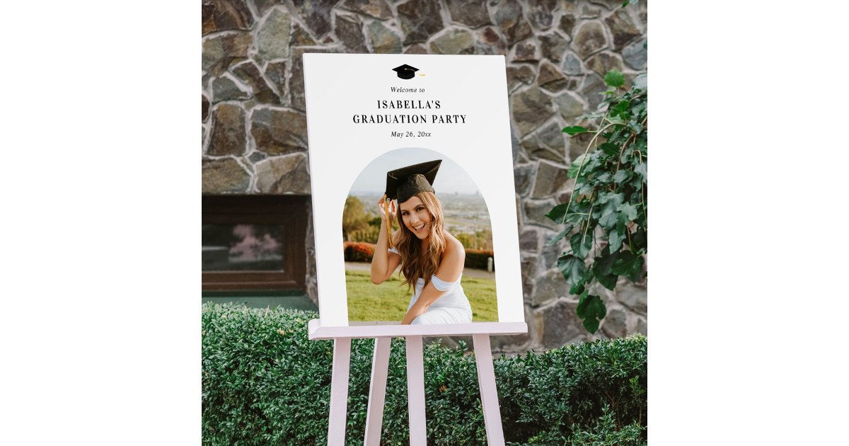 Glorious Peak Graduation Party Welcome Sign | Zazzle