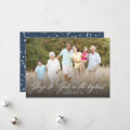 Glory To God Script Religious Christmas Photo Holiday Card | Zazzle