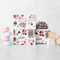 Glossy Wrapping Paper Ace Playing Cards | Zazzle