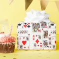 Glossy Wrapping Paper Ace Playing Cards | Zazzle