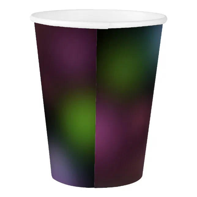 Glow in the Dark Neon Lights Fun Birthday Party Paper Cup | Zazzle