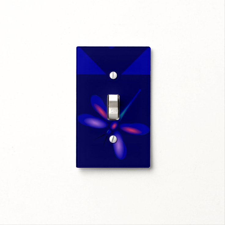 Glowing Dragonfly Art Light Switch Cover | Zazzle