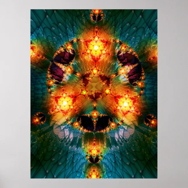 Glowing wand poster | Zazzle