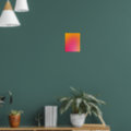 Glowy Orange And Pink Gradient Poster | Zazzle