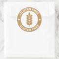 Gluten Free Classic Round Sticker | Zazzle
