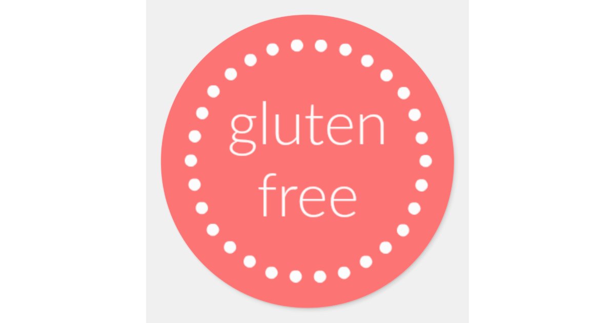 gluten free stickers | Zazzle
