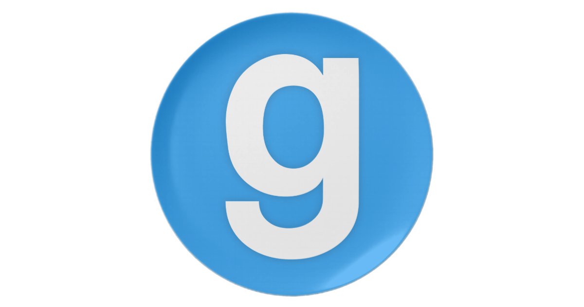 gmod-logo-big-noborder.png dinner plate | Zazzle