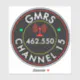 GMRS Radio Channel 15 Sticker | Zazzle