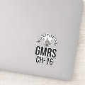 GMRS Radio Channel 16 Monitoring Sticker | Zazzle