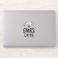 GMRS Radio Channel 16 Monitoring Sticker | Zazzle