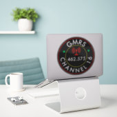 GMRS Radio Channel 16 Sticker | Zazzle