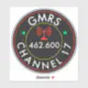 GMRS Radio Channel 17 Sticker | Zazzle