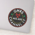 GMRS Radio Channel 17 Sticker | Zazzle
