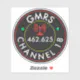 GMRS Radio Channel 18 Sticker | Zazzle