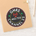 GMRS Radio Channel 22 Sticker | Zazzle