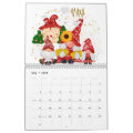 Gnome Calendar Any Year Cute Adorable Fun | Zazzle