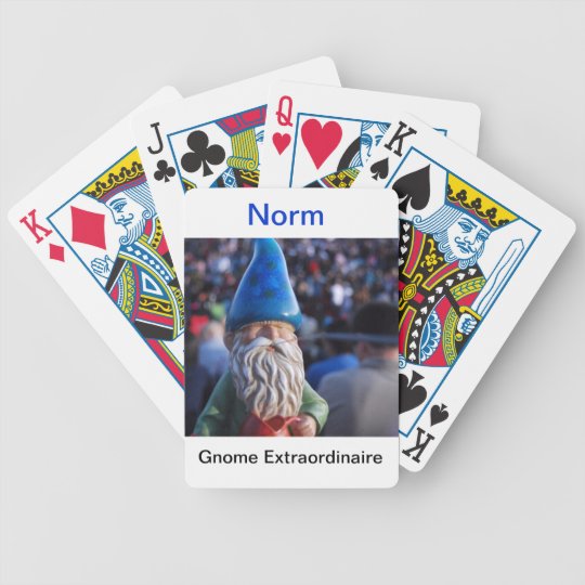 Gnome Playing Cards | Zazzle.com