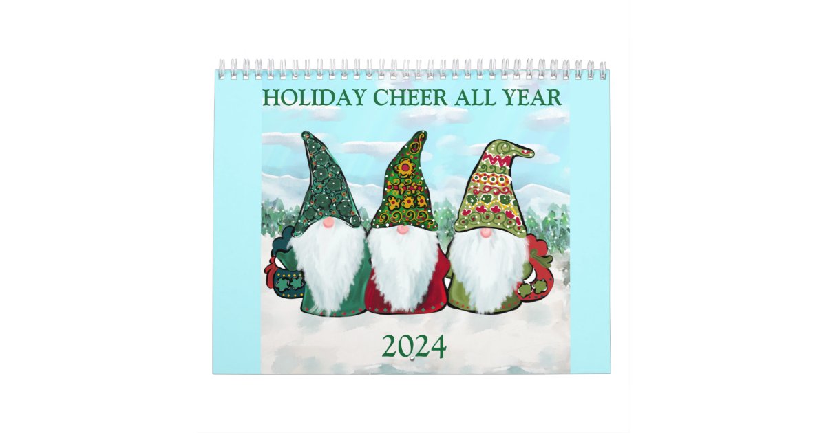GNOMES CALENDAR | Zazzle