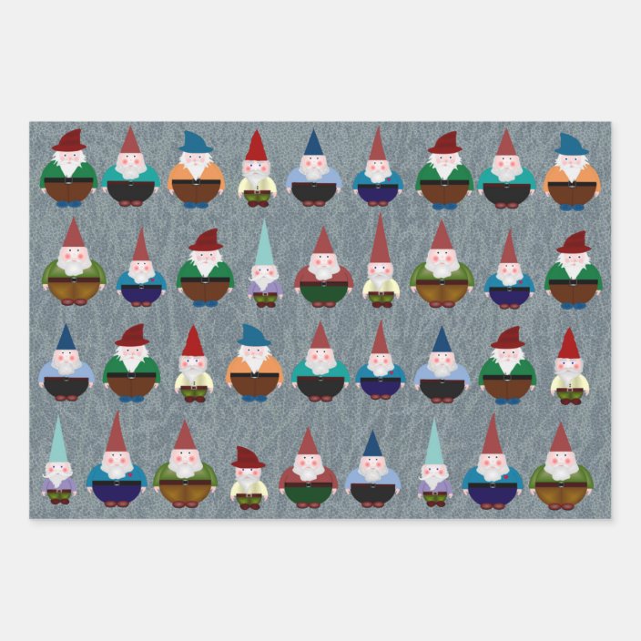 Gnomes Wrapping Paper Sheets | Zazzle.com