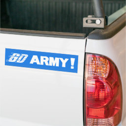 Go Army Bumper Sticker | Zazzle