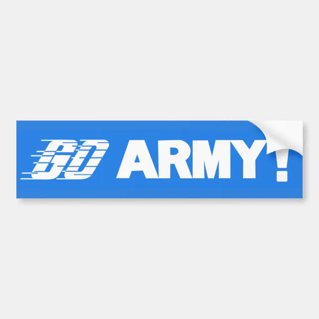 Go Army Bumper Sticker | Zazzle