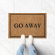Go Away Custom Introvert Funny Doormat | Zazzle