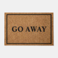 Go Away Custom Introvert Funny Doormat | Zazzle