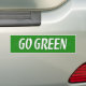 Go Green Bumper Sticker | Zazzle