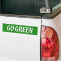 Go Green Bumper Sticker | Zazzle