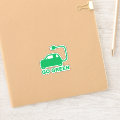 Go Green ~ Drive Electric Cars Sticker | Zazzle