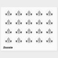 GO HEAVY OR GO HOME LOGO WEAR CLASSIC ROUND STICKER | Zazzle