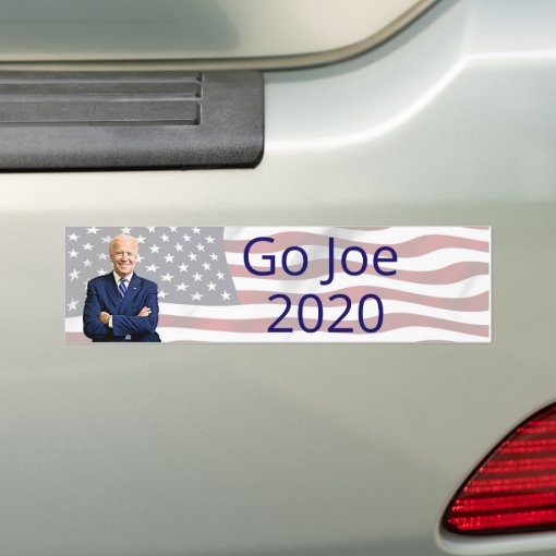 Go Joe, Joe Biden for President 2020 Bumper Sticker | Zazzle