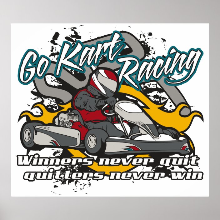 Go Kart Winners Poster | Zazzle.com