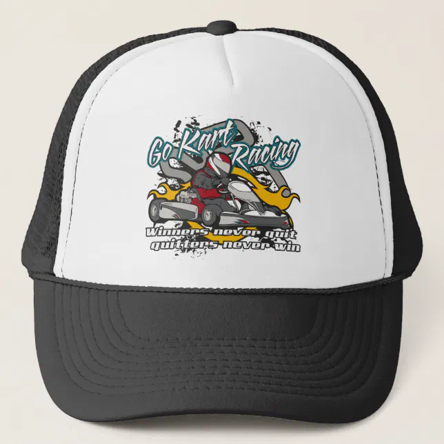 Go Kart Winners Trucker Hat | Zazzle