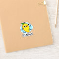 Go Mango Funny Running Mango Pun Sticker | Zazzle