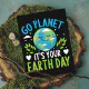 Go planet it's your Earth Day April 22 Postcard | Zazzle