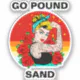 Go Pound Sand – Mom Flexing Tattooed Arm Sticker | Zazzle