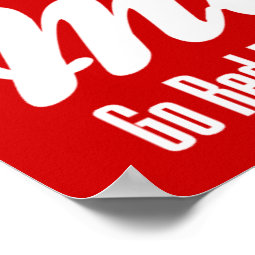 Go Red Heart Disease Awareness Month Poster | Zazzle