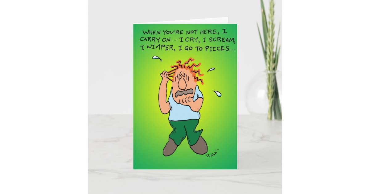 Go to pieces card | Zazzle