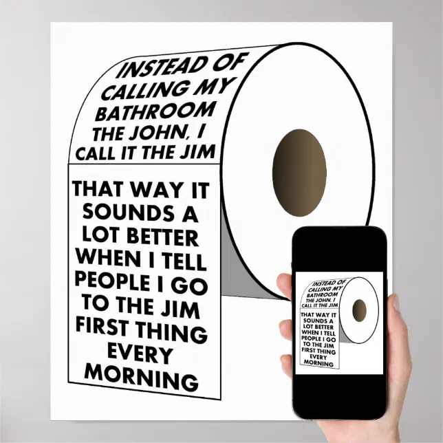 Go to the Jim Funny Poster | Zazzle