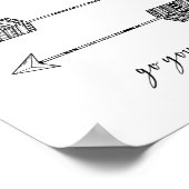 Go Your Own Way Arrow Print | Zazzle