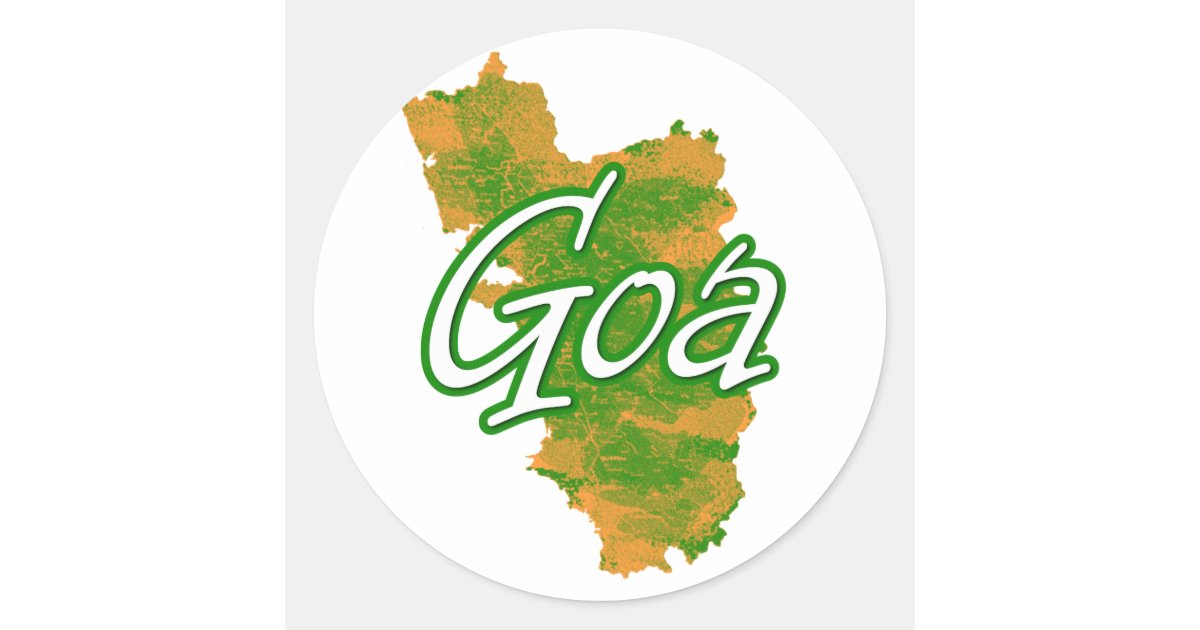 Goa Classic Round Sticker | Zazzle