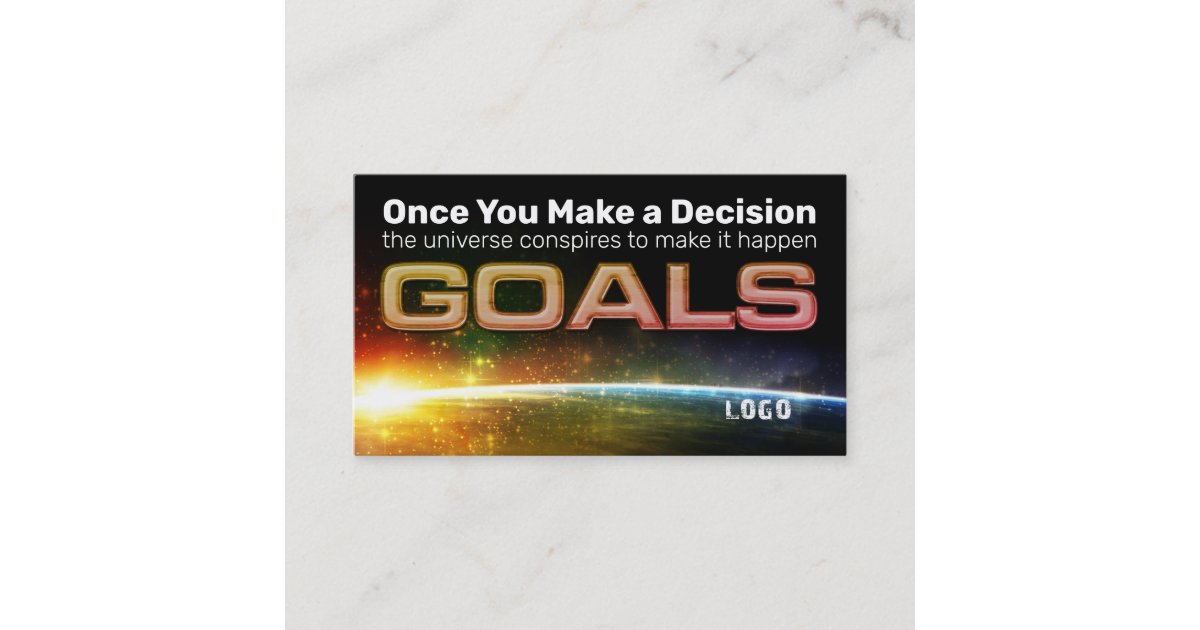 Goal Empower Card | Zazzle