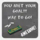 Goal Met!!! Stickers for Students | Zazzle