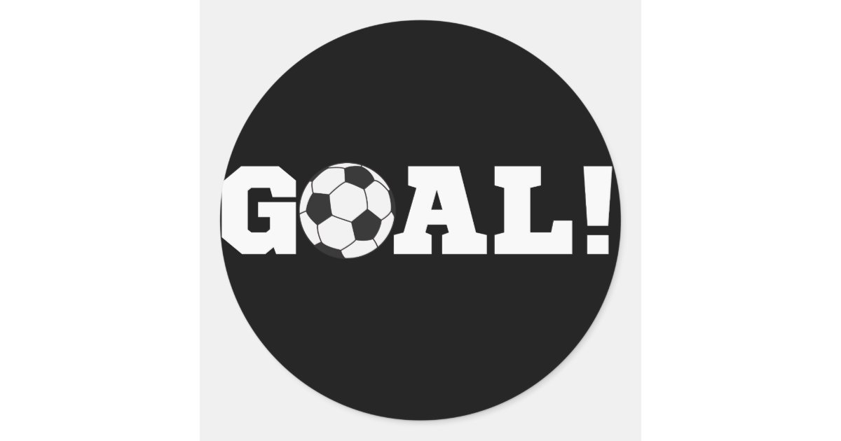 Goal! Soccer Stickers | Zazzle