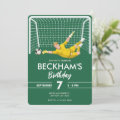 Goalkeeper soccer invitation | Zazzle