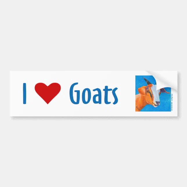 Goat Bumper Sticker | Zazzle