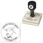 Goat Business Custom Rubber Stamp | Zazzle